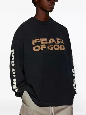 Fear Of God Long-sleeves Logo-print T-shirt