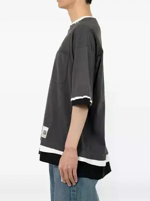 Mihara Yasuhiro Layered Pocket T-shirt - Grey