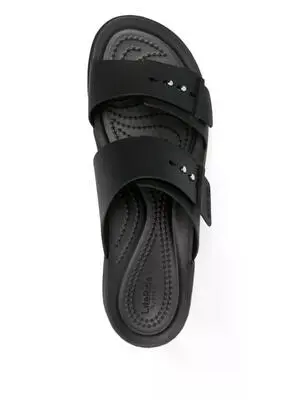 CROCS Brooklyn Platform Double-buckle Sandals