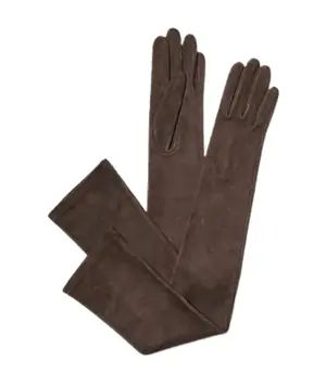 Michael Kors Suede Opera Gloves - Brown