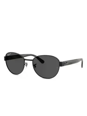 Ray-ban Chromance Round-frame Tinted Sunglasses