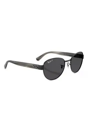 Ray-ban Chromance Round-frame Tinted Sunglasses