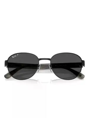 Ray-ban Chromance Round-frame Tinted Sunglasses
