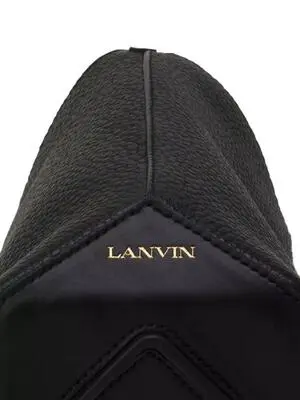 LANVIN Studded Leather Bucket Bag