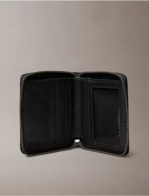 Calvin Klein Leather Zip Bifold Wallet