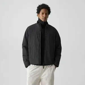 Theory Stand Collar Jacket In Motion Nylon