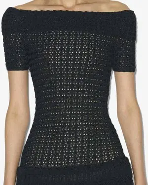 Isabel Marant Étoile Charlotte Crochet Mini Dress