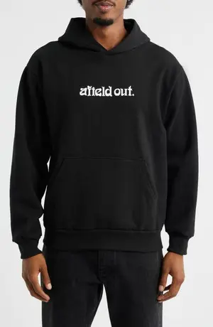 AFIELD OUT Cotton Fleece Graphic Hoodie