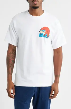 MARKET X Sonic Knuckles Cotton Graphic T-shirt