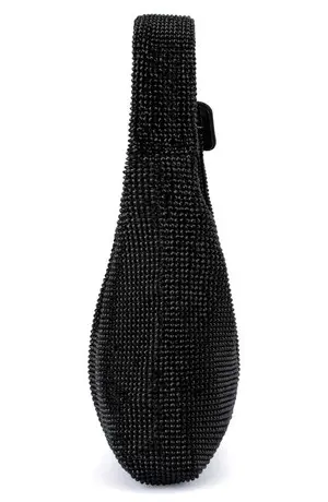 OLGA BERG Calypso Crystal Mesh Shoulder Bag