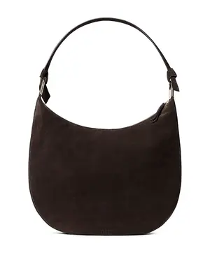 LOEFFLER RANDALL Morgan Leather Hobo Bag - Dark Brown
