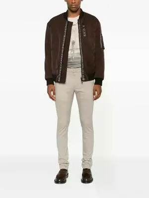 DONDUP Straight Leg Trousers - Neutrals