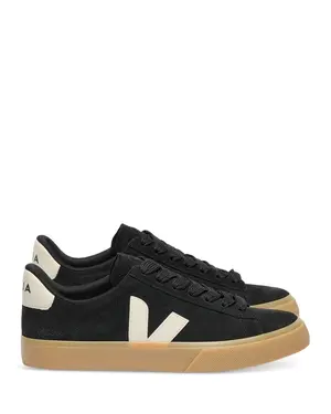 VEJA Campo Leather Sneakers - Black