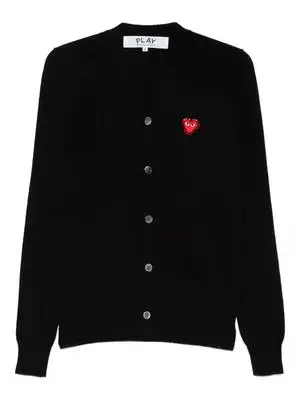 Play Comme Des Garcon Embellished Cardigans For Men