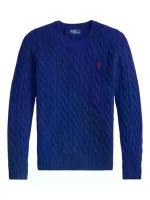 Polo Ralph Lauren Cable-knit Wool Pullover - Blue