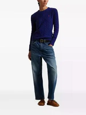 Polo Ralph Lauren Cable-knit Wool Pullover - Blue