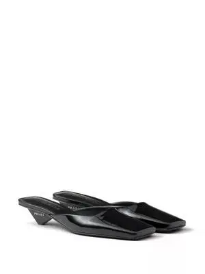 Prada 35mm Patent Leather Mules