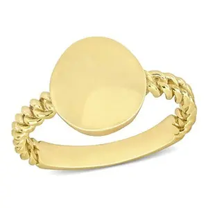 JULIANNA B. 14k Yellow Gold Disc Braided Ring - 14k Gold