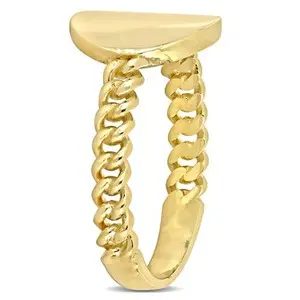 JULIANNA B. 14k Yellow Gold Disc Braided Ring