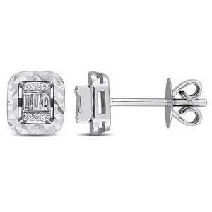 JULIANNA B. 1/10 Ct. T.w. Diamond Stud Earrings - 14k White Gold