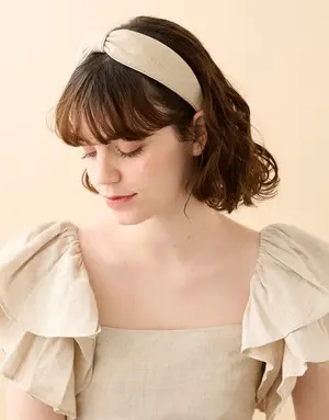 Alexandre De Paris Linen Sahara Headband