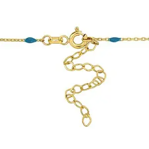 JULIANNA B. Enamel Star Station Necklace - Blue