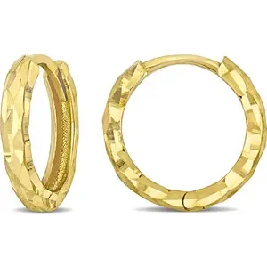 JULIANNA B. Mini Hoop Earrings - 14k Gold