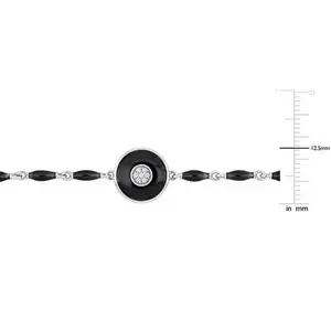 JULIANNA B. Diamond And Enamel Bracelet