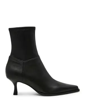 Steve Madden Stasia Mid-heel Ankle Boots - Black
