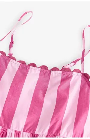 NEXT Stripe Scallop Hem Camisole