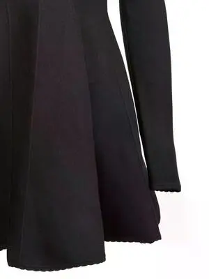 FLEUR DU MAL Long-sleeve Flared Dress - Grey