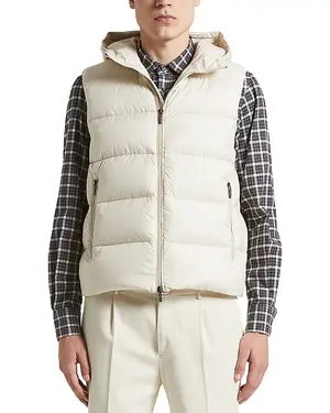 Peserico Hooded Puffer Vest