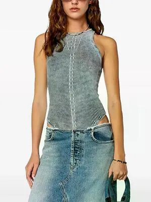 DIESEL® M-tansy Sleeveless Denim Bodysuit