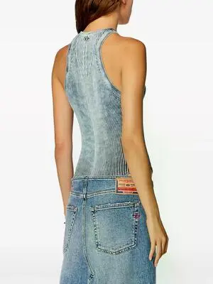 DIESEL® M-tansy Sleeveless Denim Bodysuit