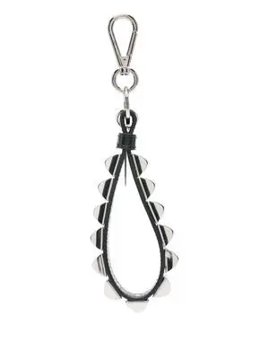 Alexander McQueen Studded Leather Keyring