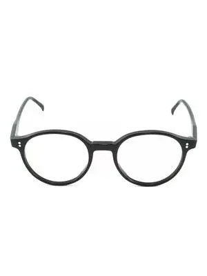 KADOR Round-frame Clear-lens Glasses - Black