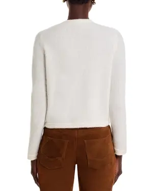 Bloomingdale'S Chevron Trim Cashmere Cardigan