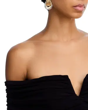 Aqua Matte Jersey Top Exclusive - Black