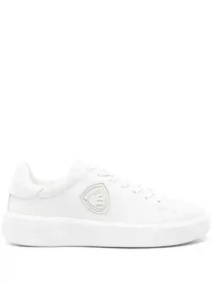 BLAUER. Buck07/lea Leather Sneakers - White