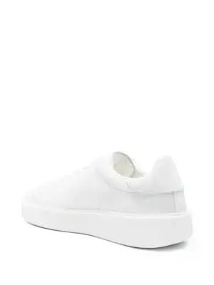 BLAUER. Buck07/lea Leather Sneakers - White