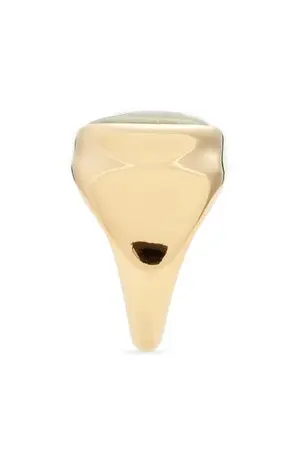 SOKO Umbo Square Signet Ring - Clear