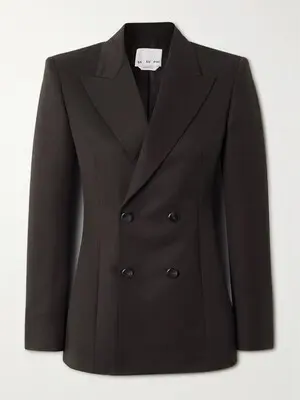 Sasuphi Wool Double-breasted Blazer
