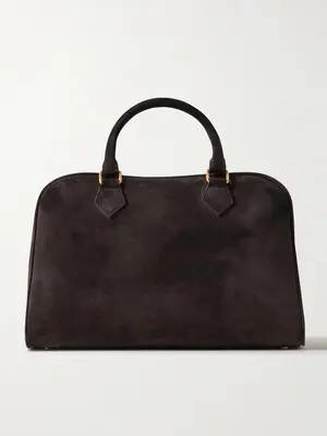 NILI LOTAN Jaclyn Suede Tote - Brown