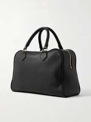 NILI LOTAN Jaclyn Textured-leather Tote - Black