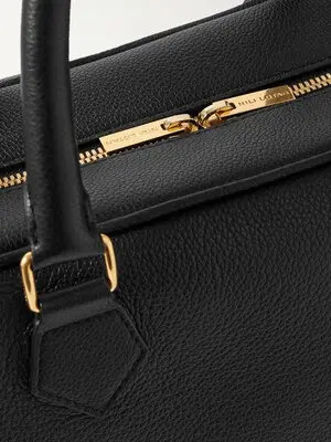 NILI LOTAN Jaclyn Textured-leather Tote - Black