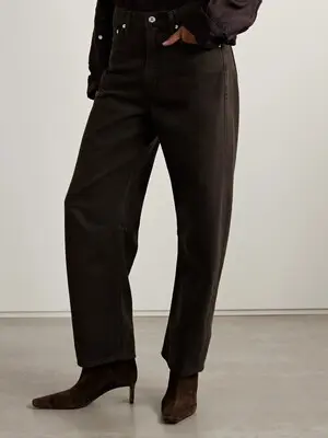 Citizens Of Humanity Miro Mid-rise Barrel-leg Jeans - Brown