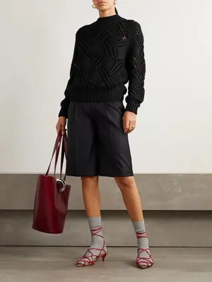 JIL SANDER Open-knit Wool Sweater