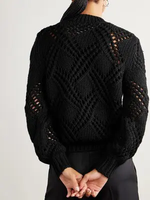 JIL SANDER Open-knit Wool Sweater