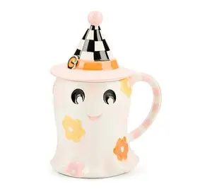 MACKENZIE-CHILDS Hocus Pocus Ceramic Lidded Mug - One-color