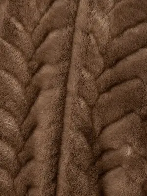 Balenciaga Embossed Fleece Bomber Jacket